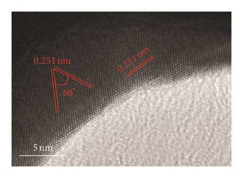 Tem Image Of Single Hexagonal α Fe2o3 Nanostructure B Saed Pattern