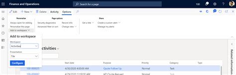 Having Fun With Dynamics 365 Workspace Personalization Ellipse Solutions