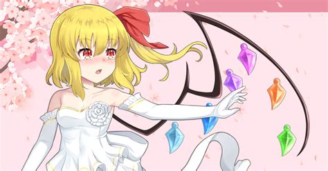 フランドール・スカーレット いまだに背景が描けない 赤坂砂糖🔞のイラスト Pixiv