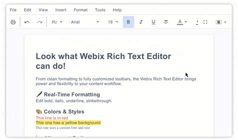 Webix 111 Released Enhanced Features And The New Rich Text Editor