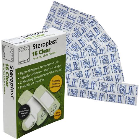 Steroplast Premium Clear Assorted Plasters 16s Hemlock