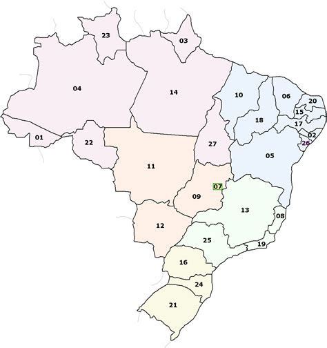 30 Mapas Do Brasil Para Colorir E Imprimir Político