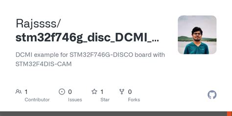 Github Rajssssstm32f746gdiscdcmiexample Dcmi Example For Stm32f746g Disco Board With