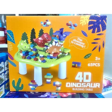โต๊ะตัวต่อเลโก้ไดโนเสาร์4d 65ชิ้น Shopee Thailand