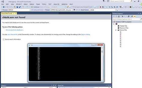 Visual Studio Intel Fortran Chkstk Asm Not Found Stack Overflow