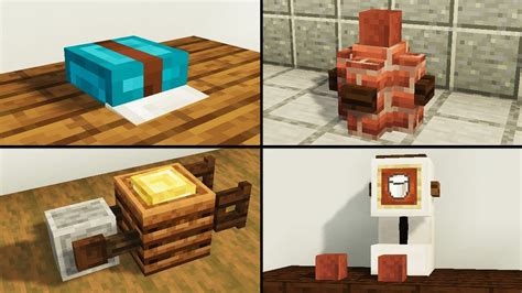 Secret Minecraft Build Hacks Minecraft Designs Minecraft Minecraft Furniture