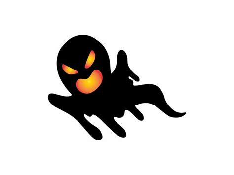 Premium Vector Halloween Ghost Spooky Silhouette Illustration