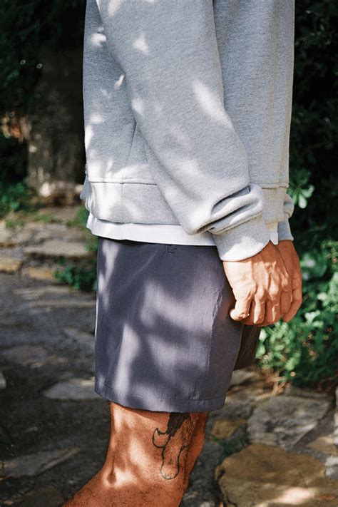 Classic Nylon Shorts Charcoal Uniform