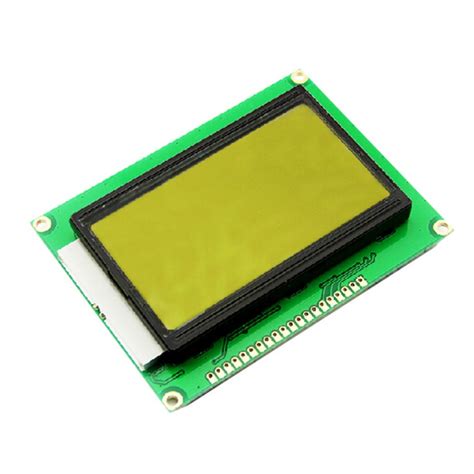 12864a 128x64 Dots Graphic Lcd Display Module Green Screen With Ks0108 Free Shipping Thanksbuyer