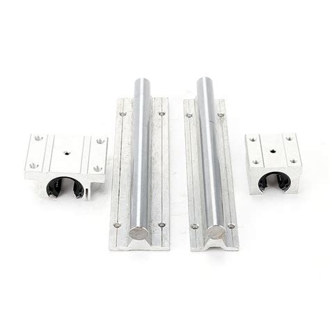 Cylindrical Aluminum Bracket Linear Guide Rail Optical Axis Slide Rail Slider Sbr20uu Sbr25uu