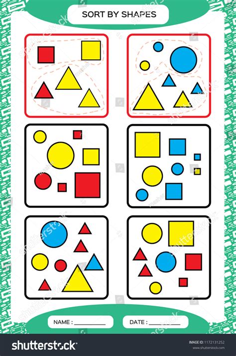 663 Imágenes De Triangles Squares Circles Exercises Imágenes Fotos Y