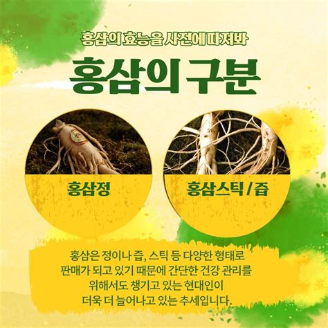 홍삼제품 흡수율 따져 홍삼의효능 느끼는 선택 기준 네이버 포스트