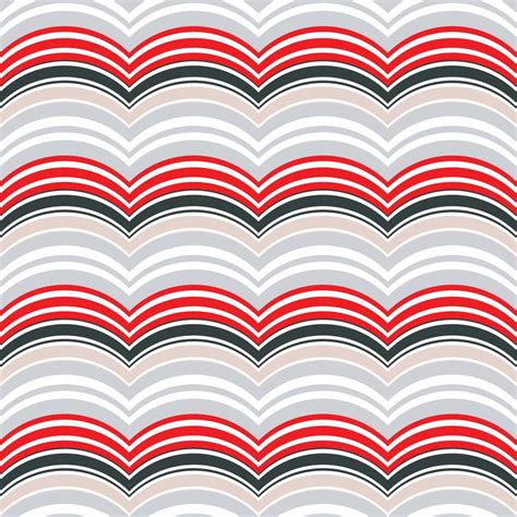 Retro Chevron Pattern Digital Art Print Fabric Design Pattern 16157221