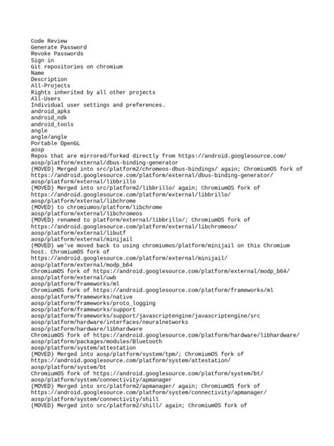 code and git repositories pdf android operating system