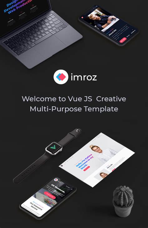 Imroz Vuejs Agency And Portfolio Template Thememag