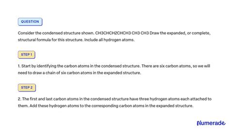 SOLVED Consider The Condensed Structure Shown CH3CHCH2CHCH3 CH3 CH3
