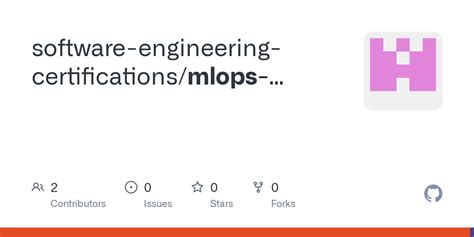 Github Software Engineering Certifications Mlops Certified Professional