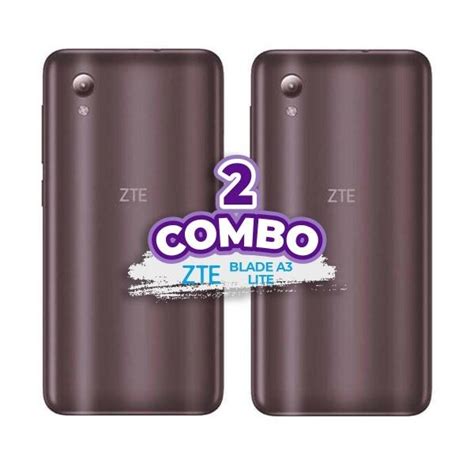 Combo De 2 Celulares Zte Blade A3 Lite Negro 32 Gb