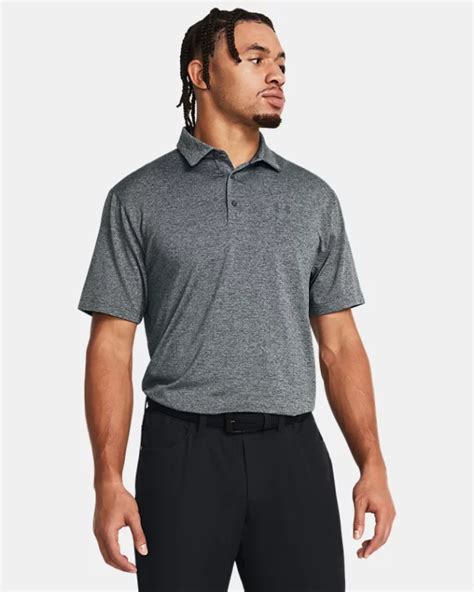 Mens Ua Playoff Heather Polo Under Armour