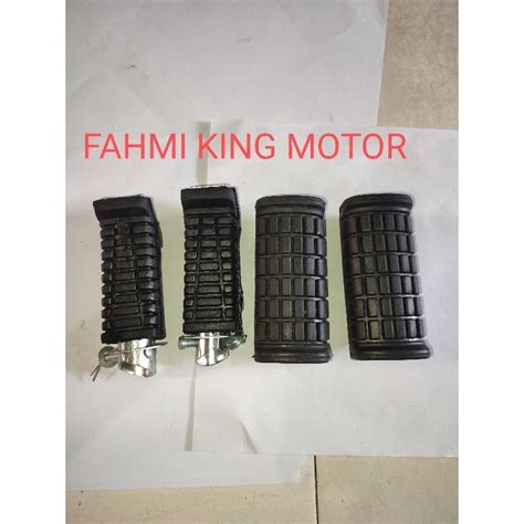 Jual KARET STEP FOOTSTEP DEPAN DAN BELAKANG SUZUKI SMASH SHOGUN TORNADO