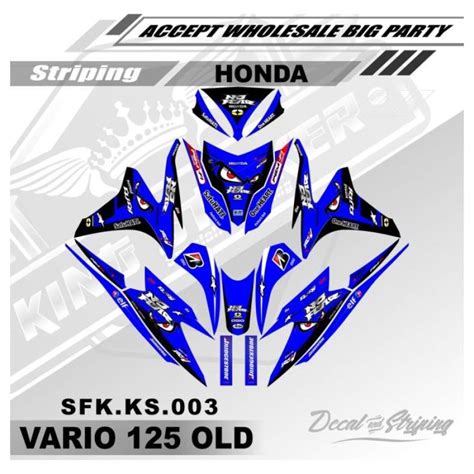 Jual Sticker Striping Decal Full Body Honda Vario 125 OLD Sticker Di