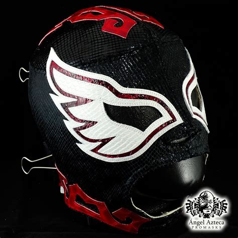 Ángel Azteca Escama De Dragón Combinación Negro Blanco Y Rojo Ángel