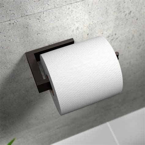Glade Black Toilet Paper Wall Holder Bathroom City