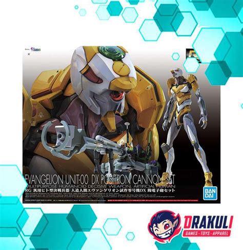 Jual Bandai Plamo Rg Evangelion Unit 00 Dx Positron Cannon Set Di