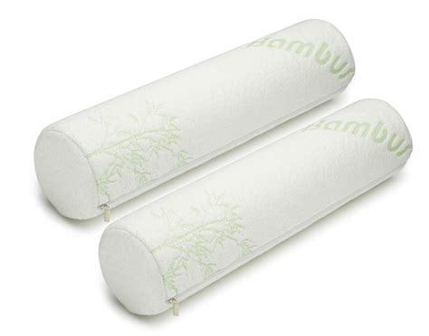 Allsett Health 2 Pack Cervical Neck Roll Memory Foam Pillow