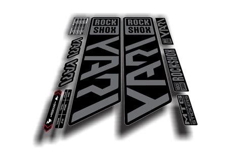 Наклейки rock shox yari 2021 на вилку для велосипеда, rockshox MTB ...