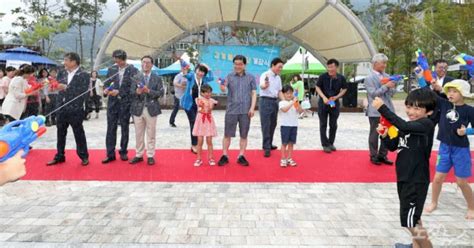 도심속 워터파크창원시 의창구 북면 감계 물놀이장 개장