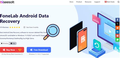 Aiseesoft Fonelab Android数据恢复评论和替代方案