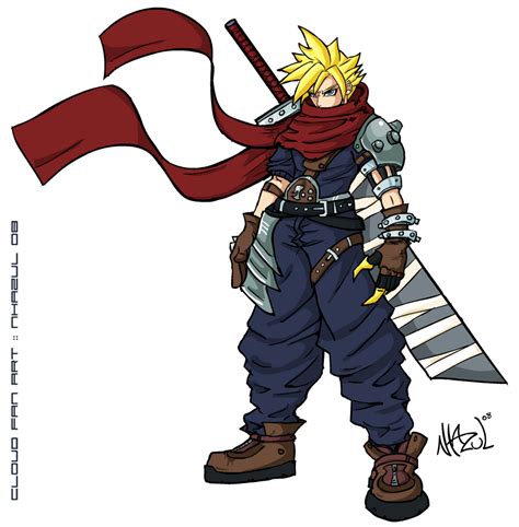 Cloud Strife Kingdom Hearts By Nhazul Anims On Deviantart