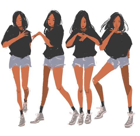 Типичный творческий Art Poses Dancing Drawings Drawing Poses