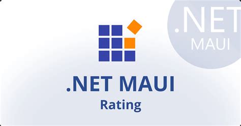Net Maui Rating Control 5 Stars Rating Bar Syncfusion