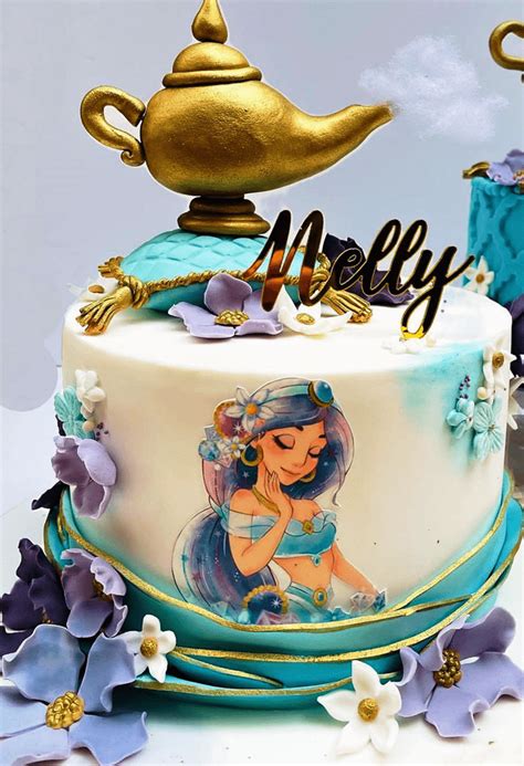Princess Jasmine Birthday Cake Ideas Images Pictures Jasmine