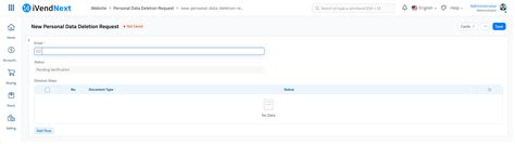 Personal Data Deletion