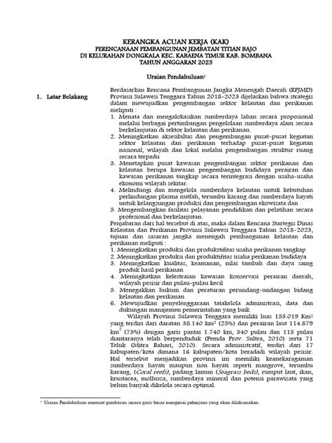 Kak Perencana Pemb Jembatan Titian Pdf