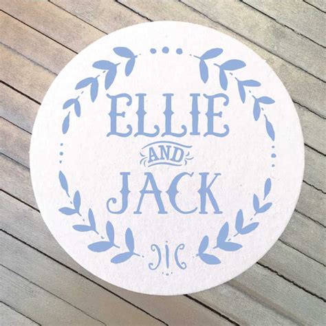 Personalized Wedding Coasters Custom Wedding Favor Coasters Etsy