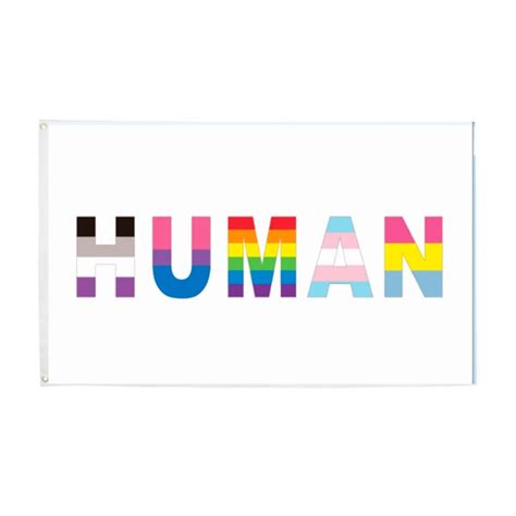 Human Lgbt Pride Flag Queer In The World The Shop