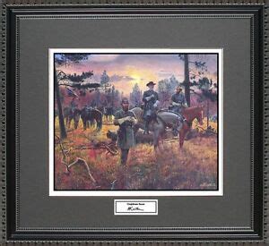 Mort Kunstler CONFEDERATE SUNSET Framed Print Civil War Wall Art Gift EBay