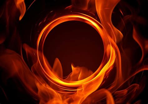 Download Circular Fire Frame For Decoration And Ornaments Backgrounds