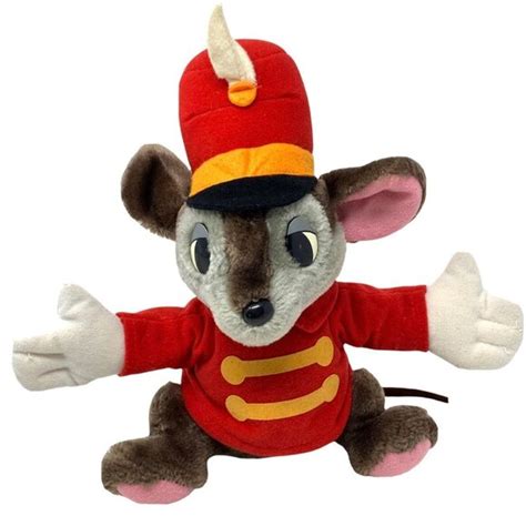 Disney Toys Vintage Timothy Q Mouse Dumbo Plush Toy Ringmaster