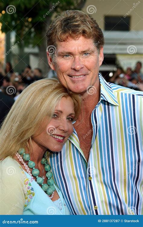 David Hasselhoff And Pamela Bach Hasselhoff Editorial Photography