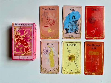 The Sex And Love Tarot Deck With Guidebook Printed In Usa Etsy