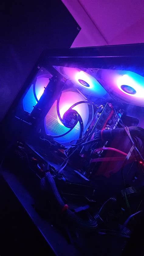 Aukuoy Argb Pwm Fan Hub Wireless Computer Rgb Light Remote Control 8