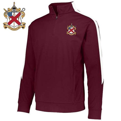 Jackets And Pullovers Alpha Chi Rho Crest Shield Medalist Track Jacket
