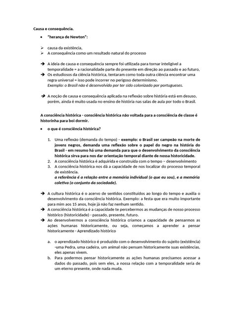 Causa E Consequência Pdf