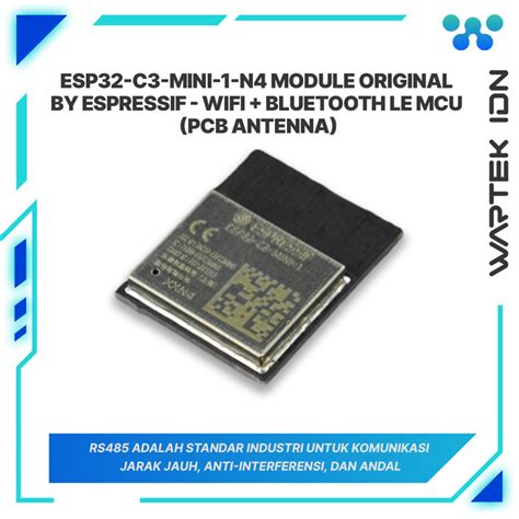 Jual Esp32 C3 Mini 1 N4 Module Original Wifi Ble Mcupcb Antenna
