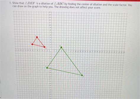 Solved 1 Show That Def Is A Dilation Of Abc By Finding